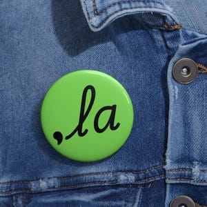 Comma La Pin Kamala Harris 2024 Political Button Election Nominee Pin ...