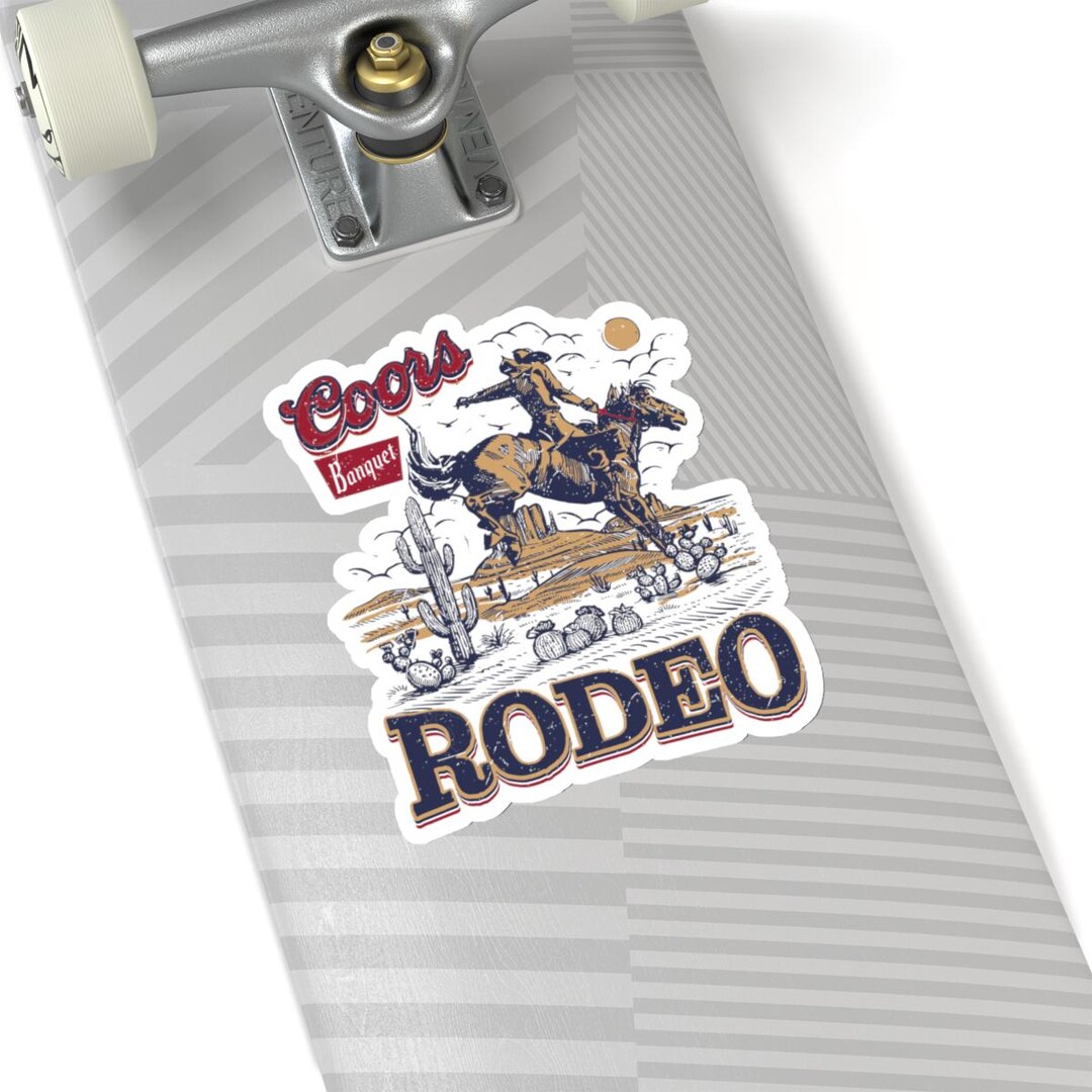 Retro Rodeo Sticker Laptop Sticker Vinyl Sticker Bumper Sticker Water ...