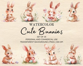 Easter Bunny Clipart PNG Easter Rabbit Clip Art Easter Bunnies Nursery ...