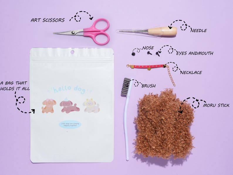 DIY Pipe Cleaner Craft Kit – Create Your Own Plushie Dog - Pipe Cleaner ...