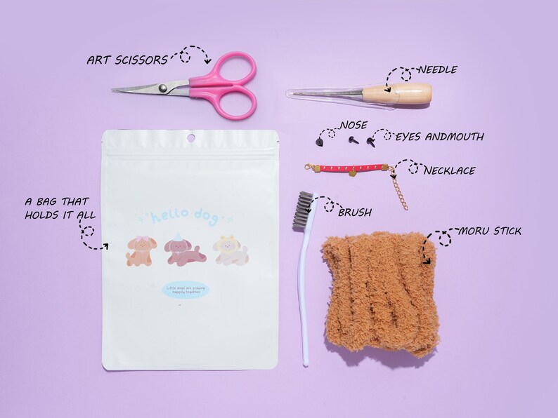 DIY Pipe Cleaner Craft Kit – Create Your Own Plushie Dog - Pipe Cleaner ...