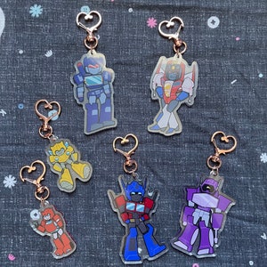Transformers Chibi Keychains - Etsy