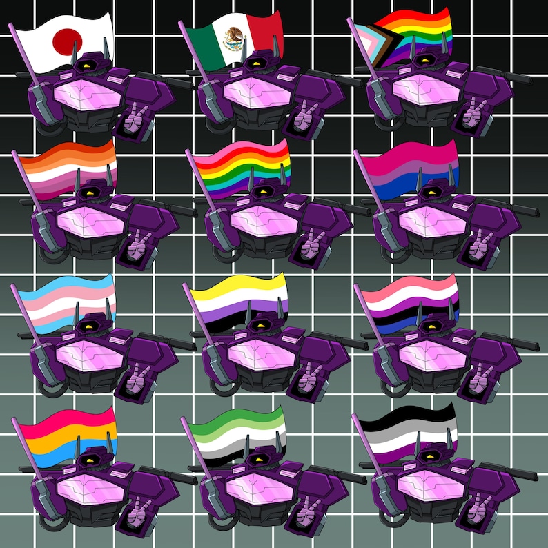 Shockwave Pride Stickers - Etsy