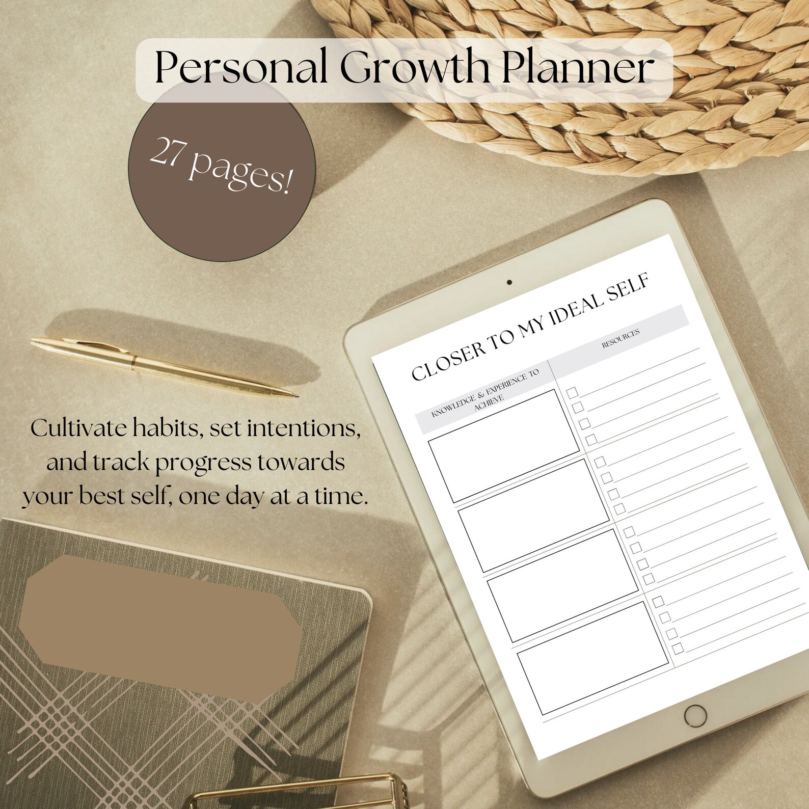 Personal Growth Planner Digital Planner Goodnotes, Notability Lifestyle ...