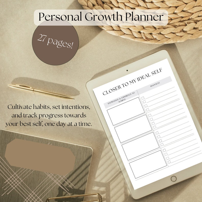 Personal Growth Planner Digital Planner Goodnotes, Notability Lifestyle ...