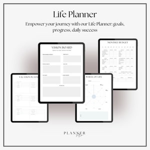 Life Planner Digital Planner Wellness Planner Organization Planner ...