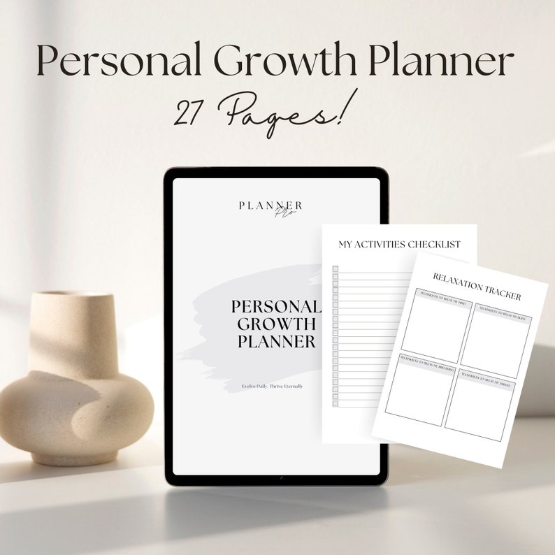 Personal Growth Planner Digital Planner Goodnotes, Notability Lifestyle ...