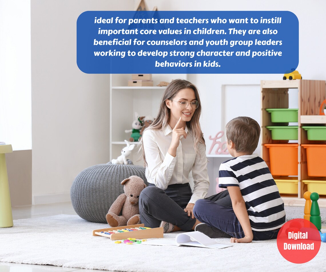 Core Values Cards for Kids, Acceptance and Commitment Therapy Cards ...