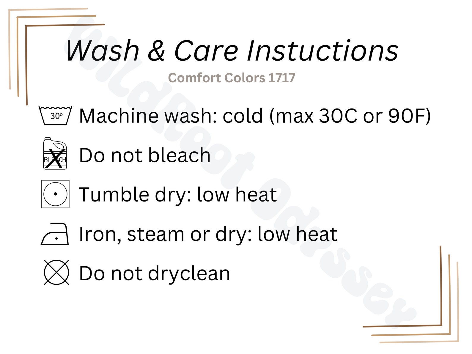 Aesthetic Boho Comfort Colors Size Chart Tee Shirt Size Guide 1717 T ...