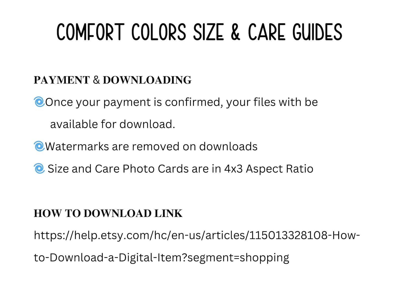 Comfort Colors Size Chart Tee Shirt Size Guide 1717 T Shirt Sizing ...