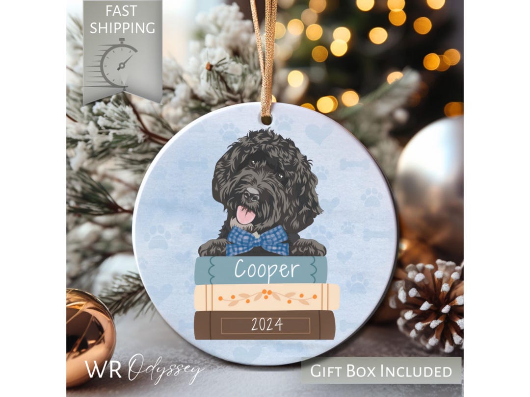 Labradoodle Christmas Ornament - Labradoodle Ornament - Personalized ...