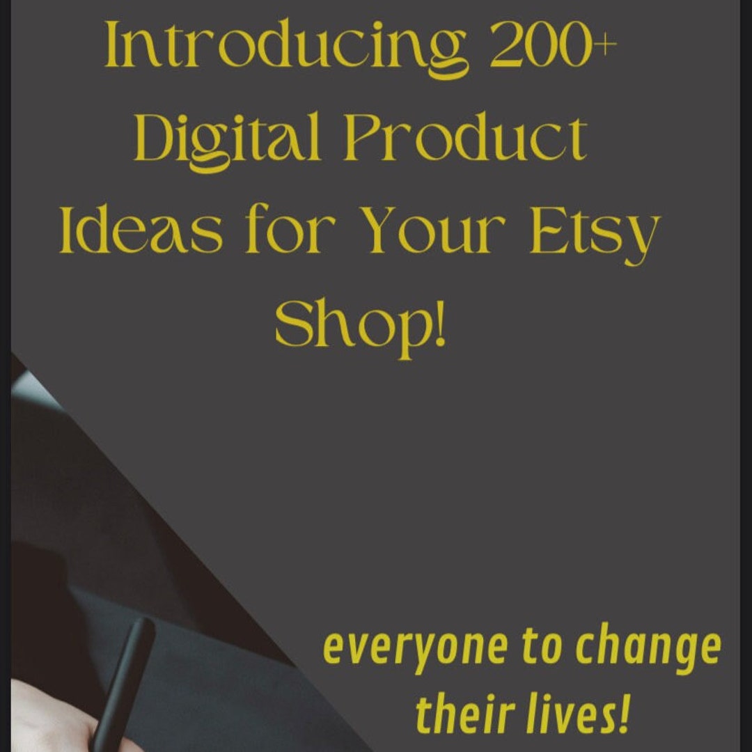 Introducing 200 Digital Product Ideas for Your Etsy Shop - Etsy