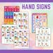 Kids Sign Language Posters Printable Sign Language Flashcards ASL ...