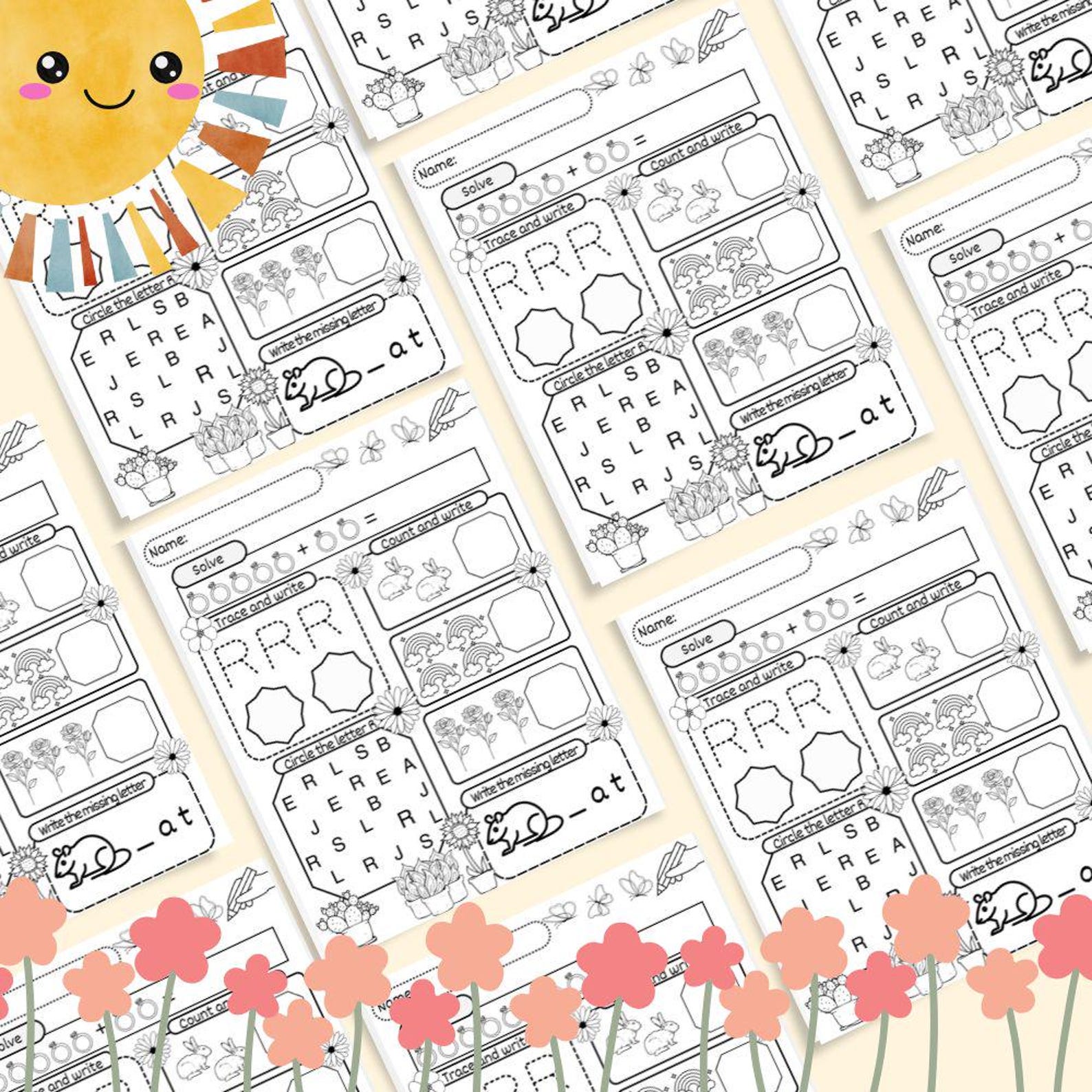 Preschool Morning Worksheets, Preschool Worksheets, Preschool ...