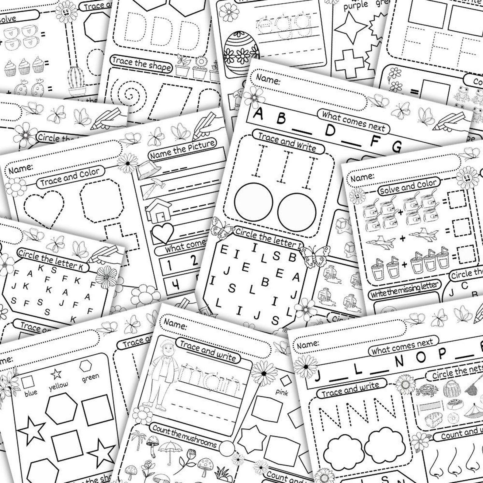 Preschool Morning Worksheets, Preschool Worksheets, Preschool ...