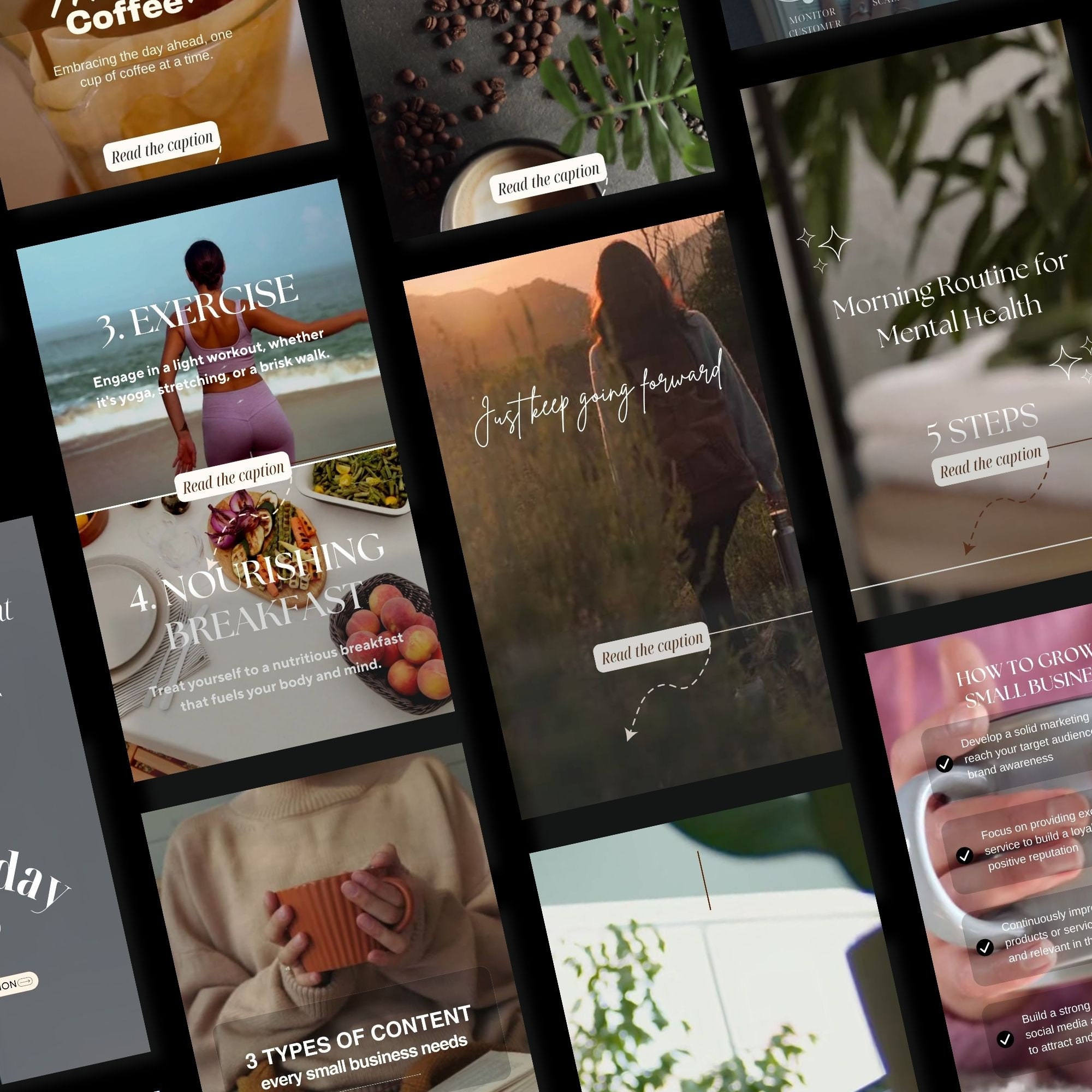 Faceless Reels Instagram Reels Aesthetic PLR Templates Faceless ...