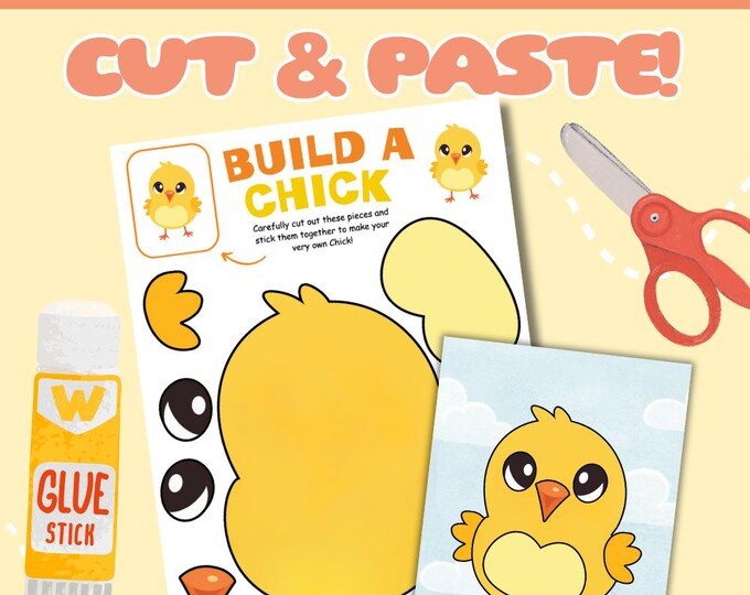 Printable Chicken Craft Template | Farm Animal Craft Activity | Chicken ...