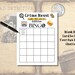 Book Bingo Crime and Mystery Edition, Reading Challenge Game, Book Club ...