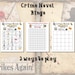 Book Bingo Crime and Mystery Edition, Reading Challenge Game, Book Club ...