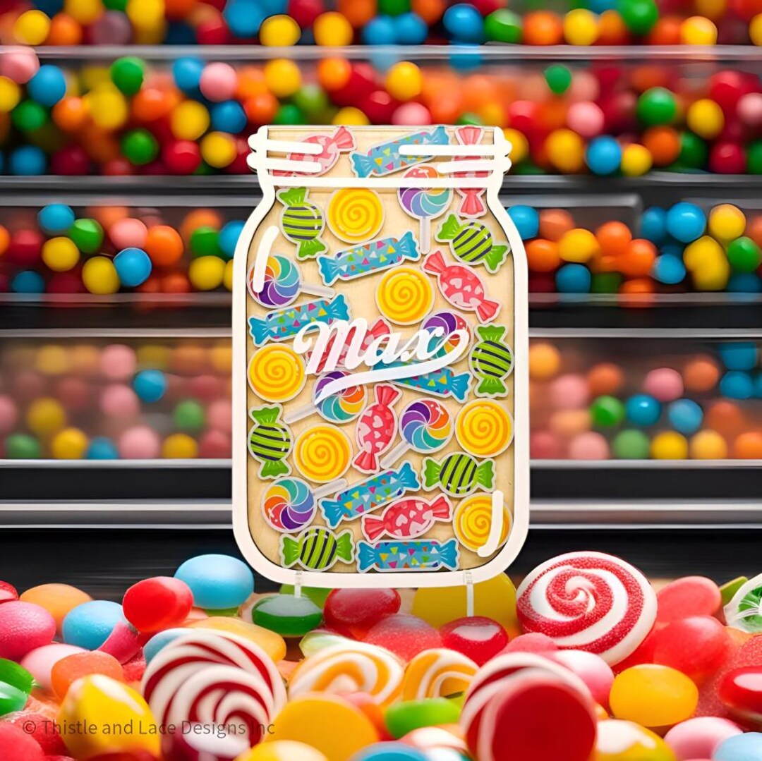 Candy Jar Reward Jar Tokens, Personalized Reward Jar, Lollipop, Reward ...