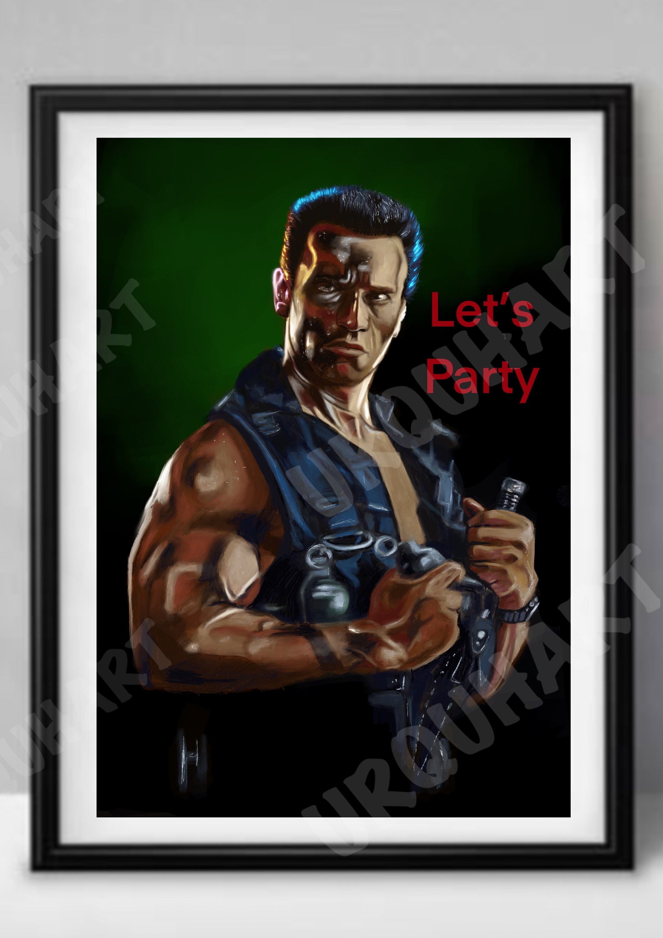 Arnie From Commando Digital Download - Etsy