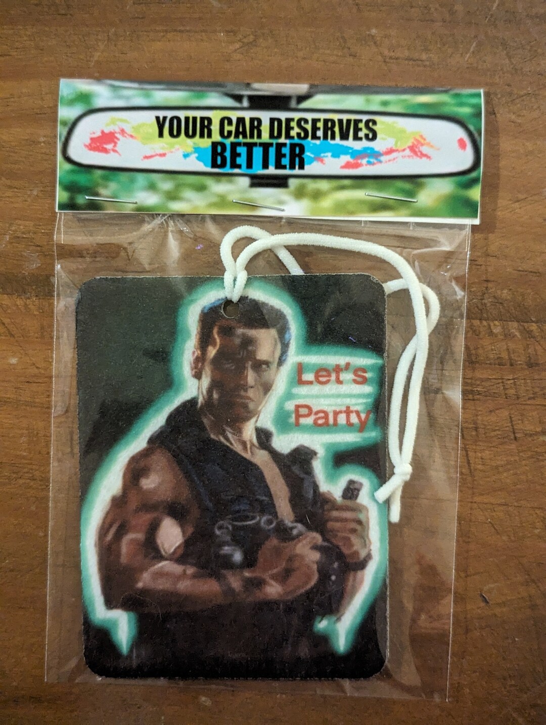Arnie From COMMANDO Car Freshner - Etsy