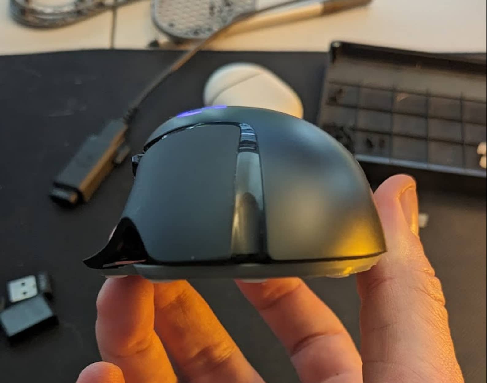 STL File: G502 Superlightspeed Honeycomb Base (-20g) - Etsy