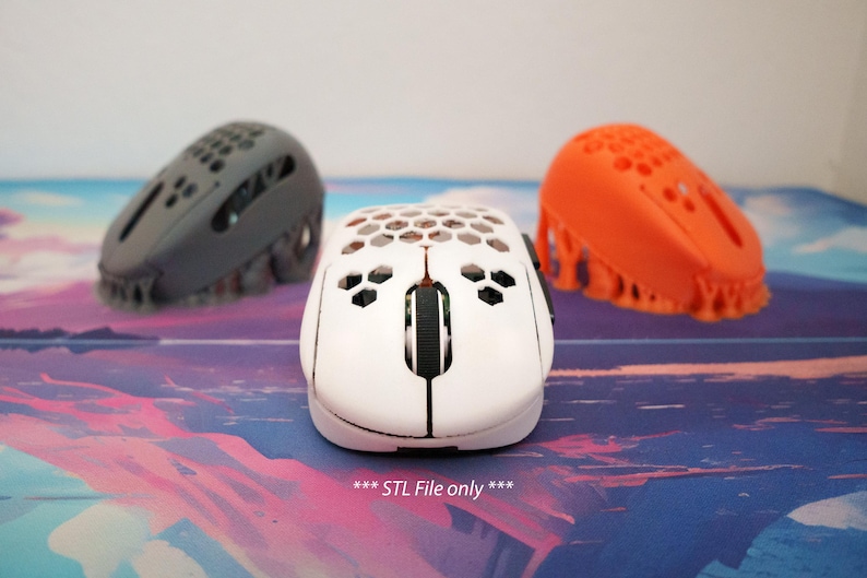 STL File: Logitech GPX Fingertip (38g) - 3D Printed Shell and Base ...
