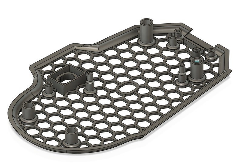 STL File: G502 Superlightspeed Honeycomb Base (-20g) - Etsy