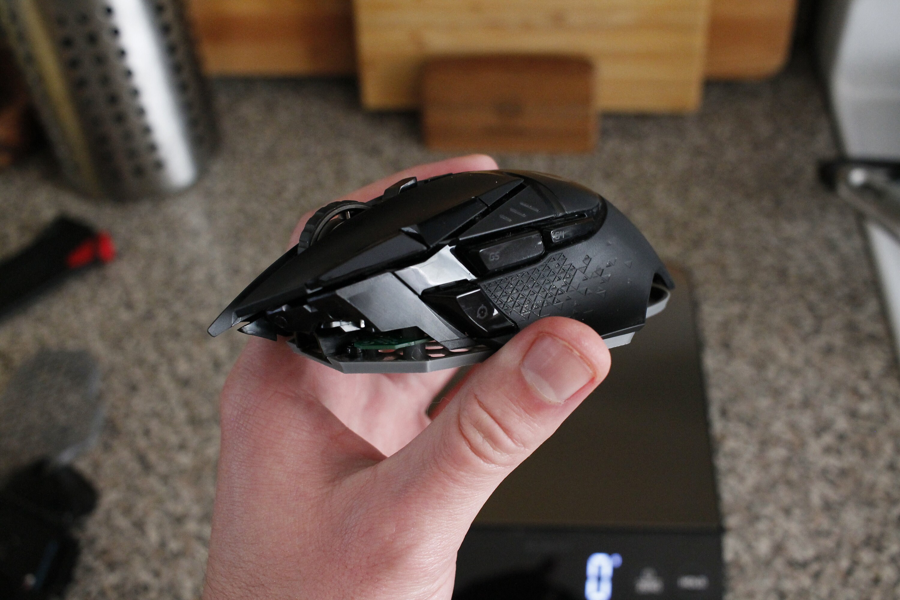 STL File: G502 Superlightspeed Honeycomb Base (-20g) - Etsy