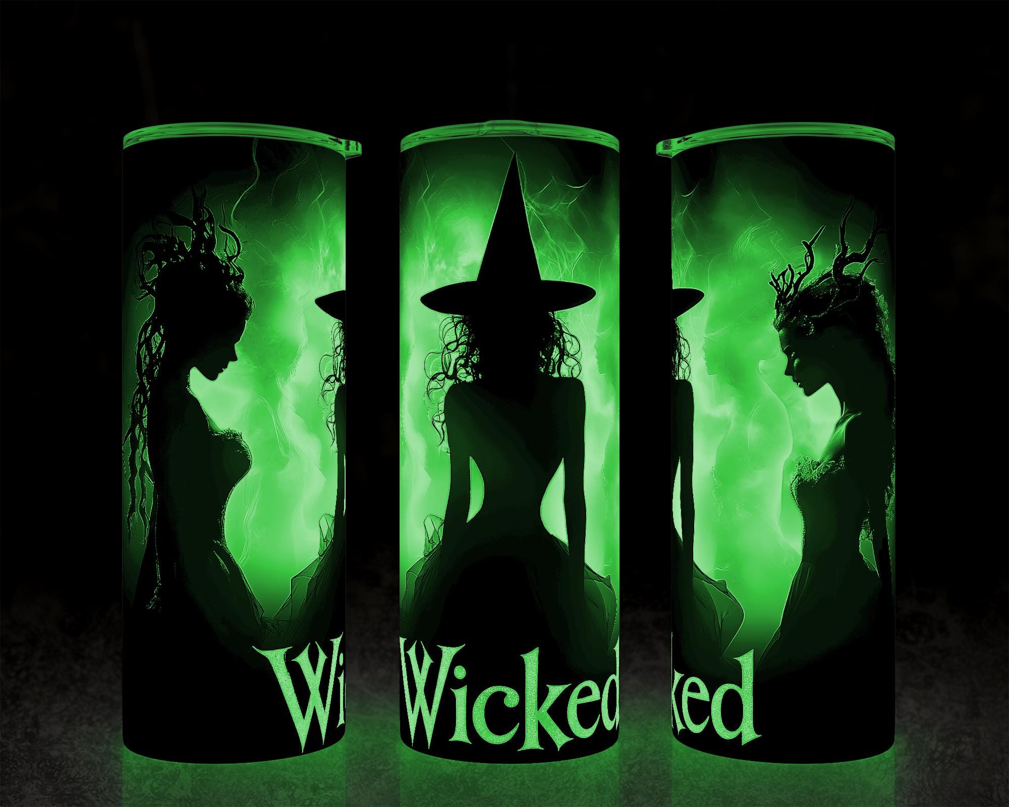 Wicked Sublimation Wrap- 20oz Straight Tumbler Wrap 300dpi File Only ...