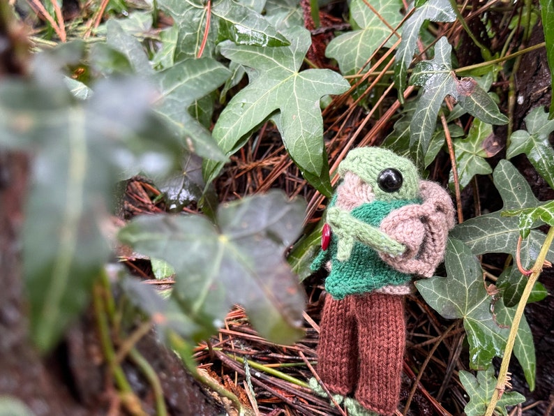 Amigurumi Frog, Hobbit Inspired Frog, Handmade Collectible Lord of the ...