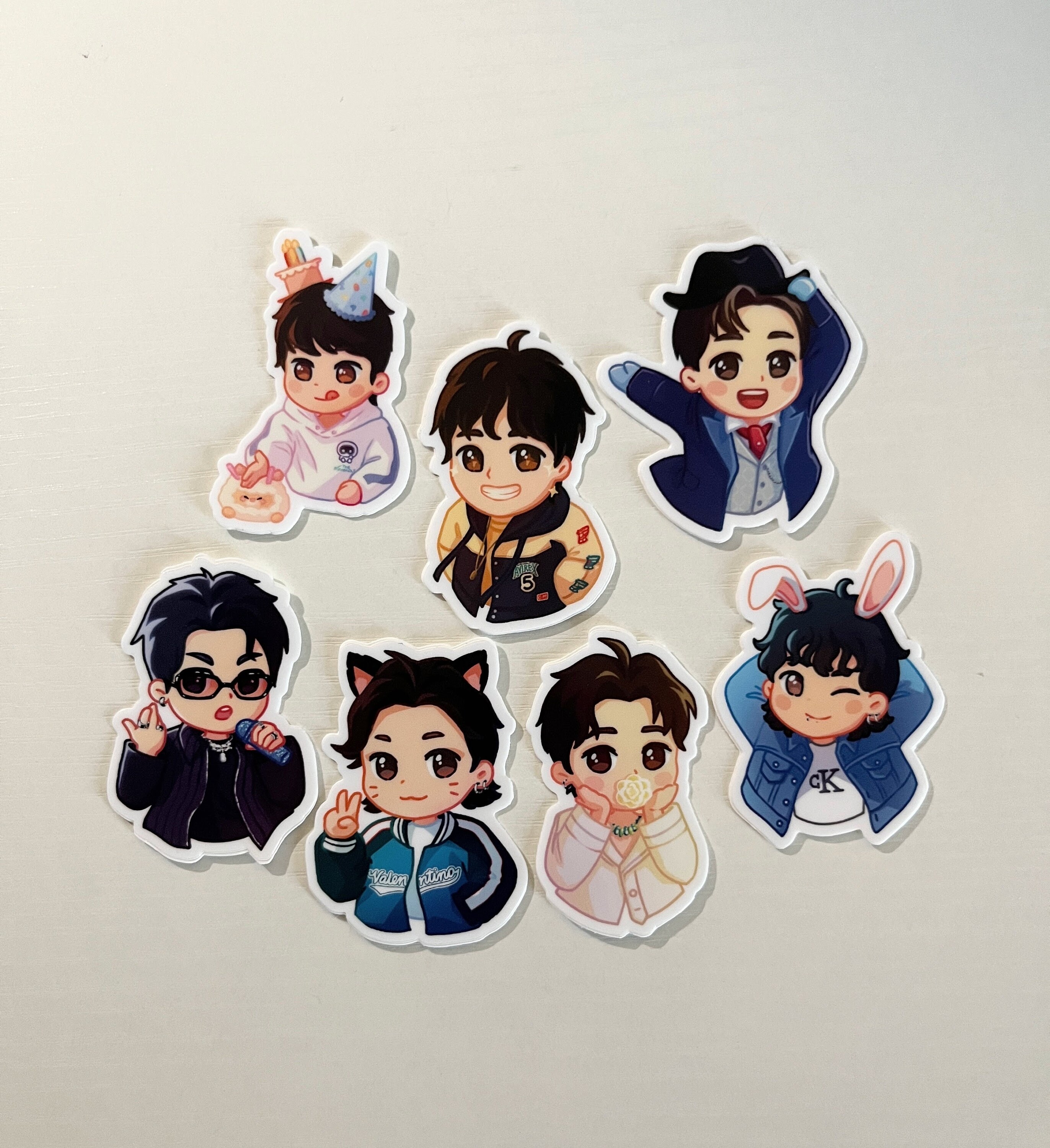 BTS Stickers for ARMY | RM Jin Suga J-hope Jimin V Jungkook ...