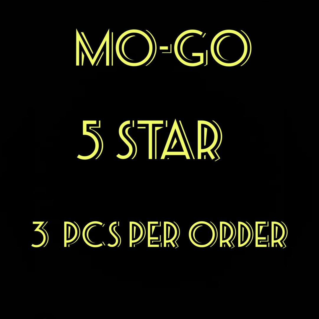 MO-GO 5star 3pcs per Order - Etsy