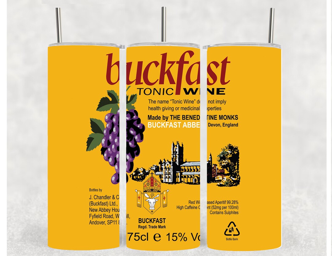Buckfast SVG 20oz Tumbler Digital File - Etsy