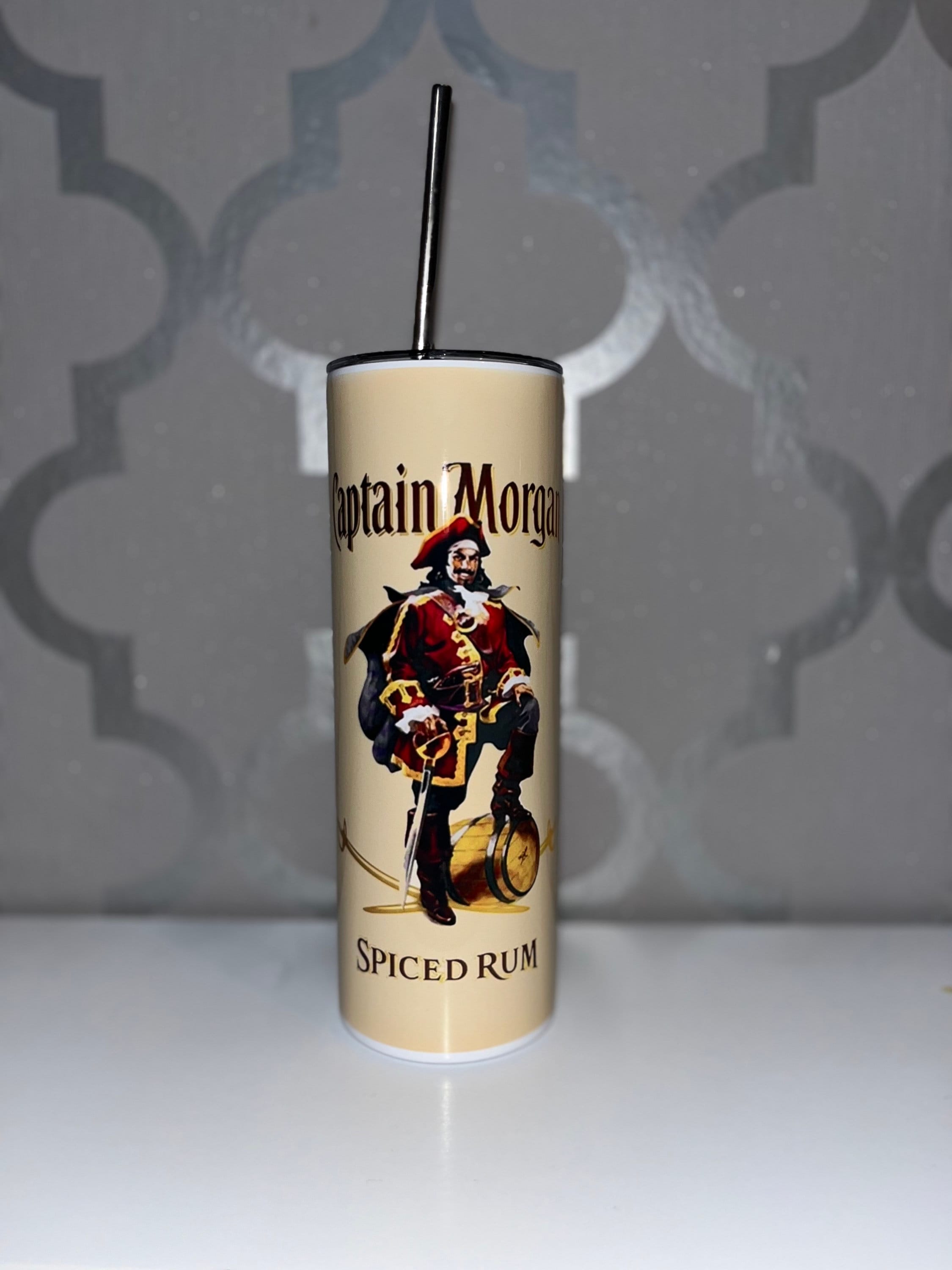 Captain Morgans Spiced Rum SVG 20oz Tumbler Digital File - Etsy Australia