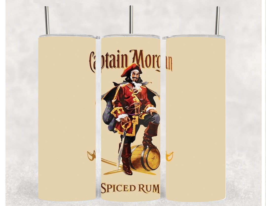 Captain Morgans Spiced Rum SVG 20oz Tumbler Digital File - Etsy Australia