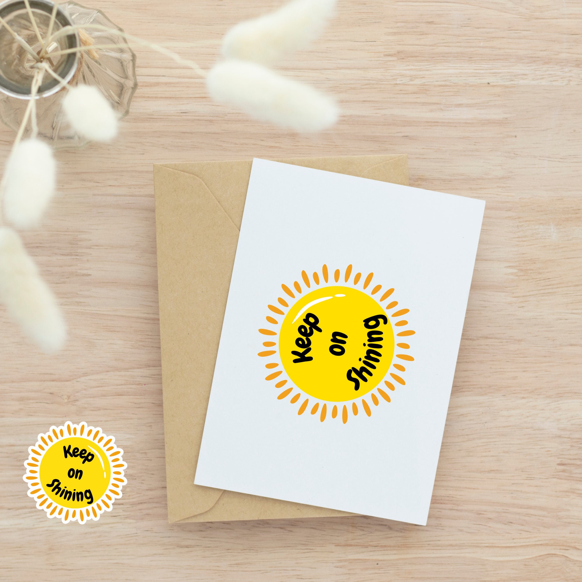 Keep on Shining PNG Sticker, Sunny Day PNG, Clipart Sun, Digital Sun ...