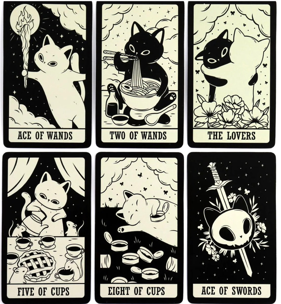 KITTEN TAROT Card Deck New sealed Pocket Sized Physical Cards so Cute ...