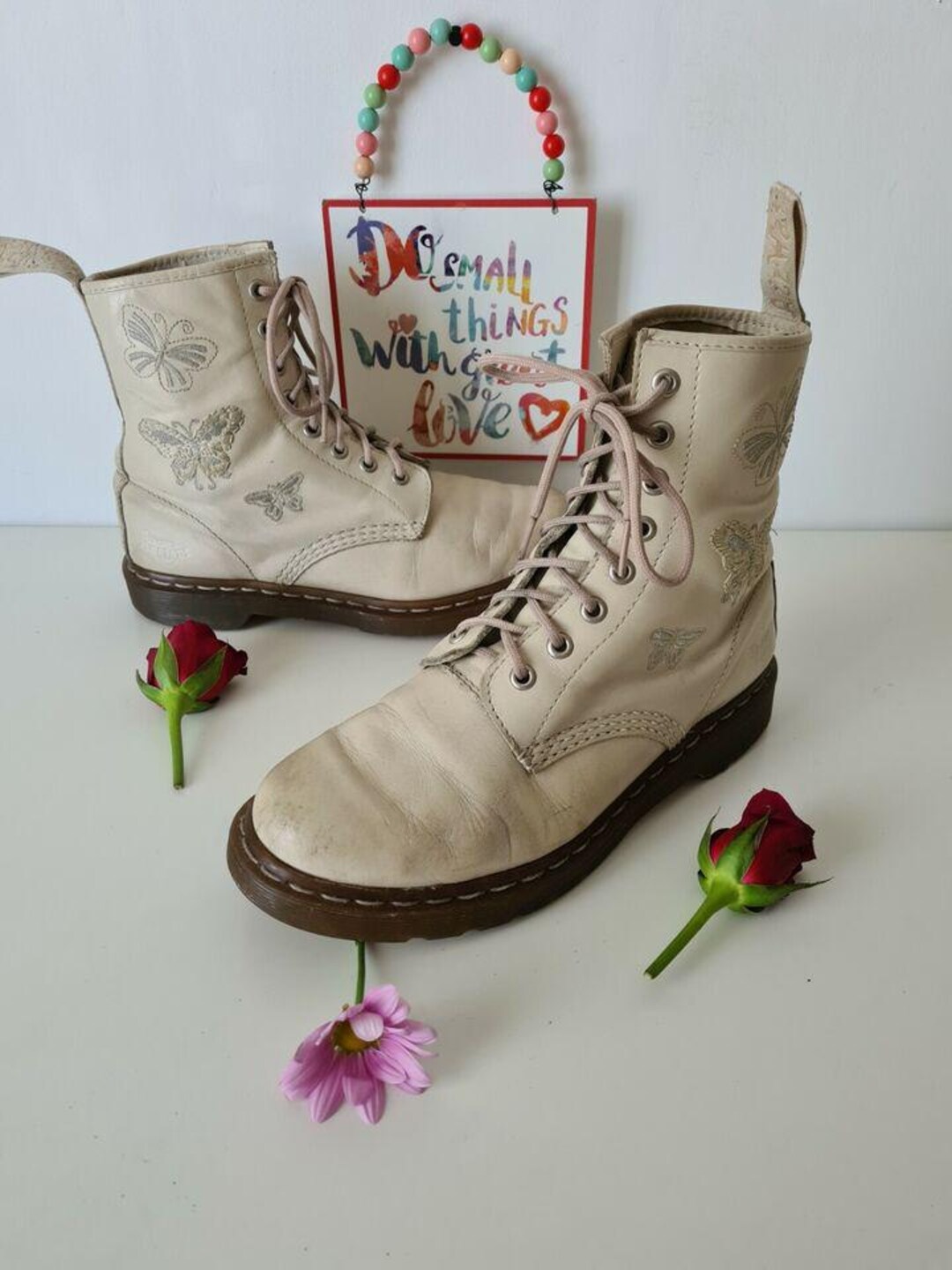 Dr. Martens 1460 Butterfly Print Boots, UK6 EU39 US8 - Etsy