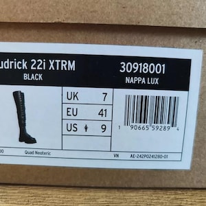 Dr Martens Audrick 22i XTRM Platform Black Boots Double Quad Sole UK7 EU41 US9 - Etsy