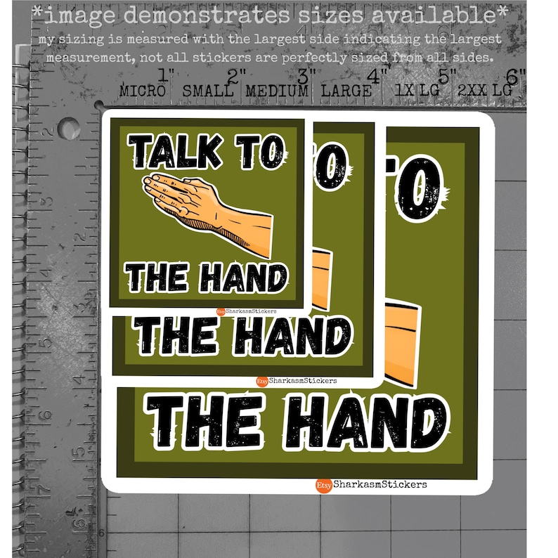 Knife Hands Sticker USMC Devil Dog Vinyl Decal Marine Corps Talk to the ...