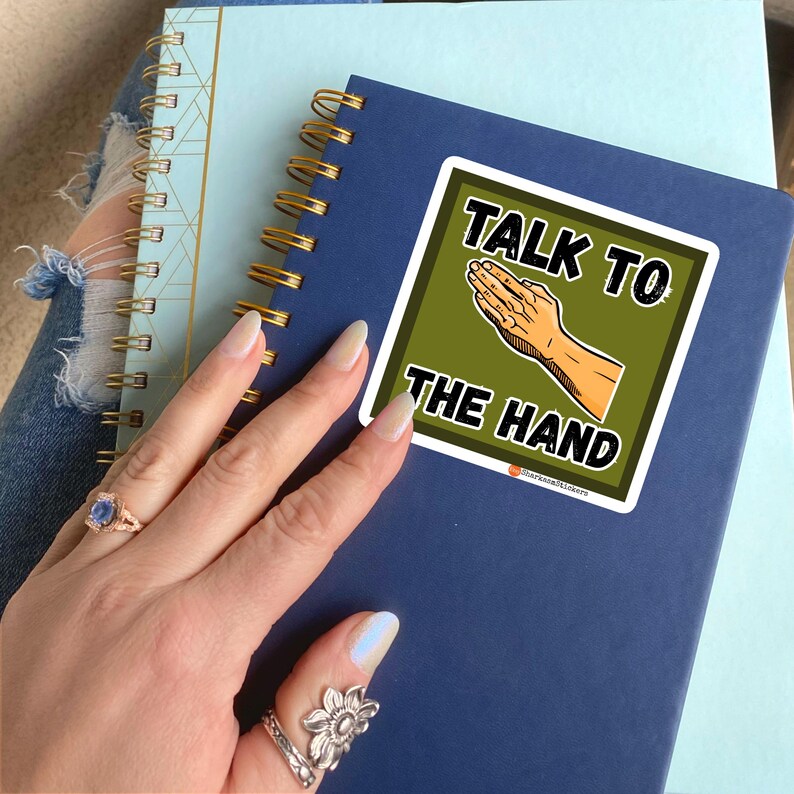 Knife Hands Sticker USMC Devil Dog Vinyl Decal Marine Corps Talk to the ...