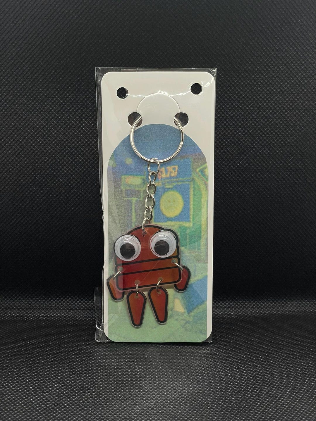 R.E.P.O. Robot Keychain: Googly Eye Gamer Gift - Etsy