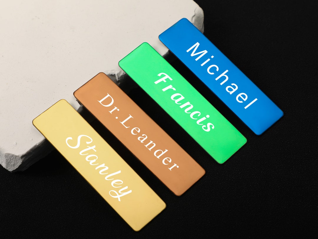 Personalized Name Tag Badge,name Tag for Work,office Name Tags,pin or ...