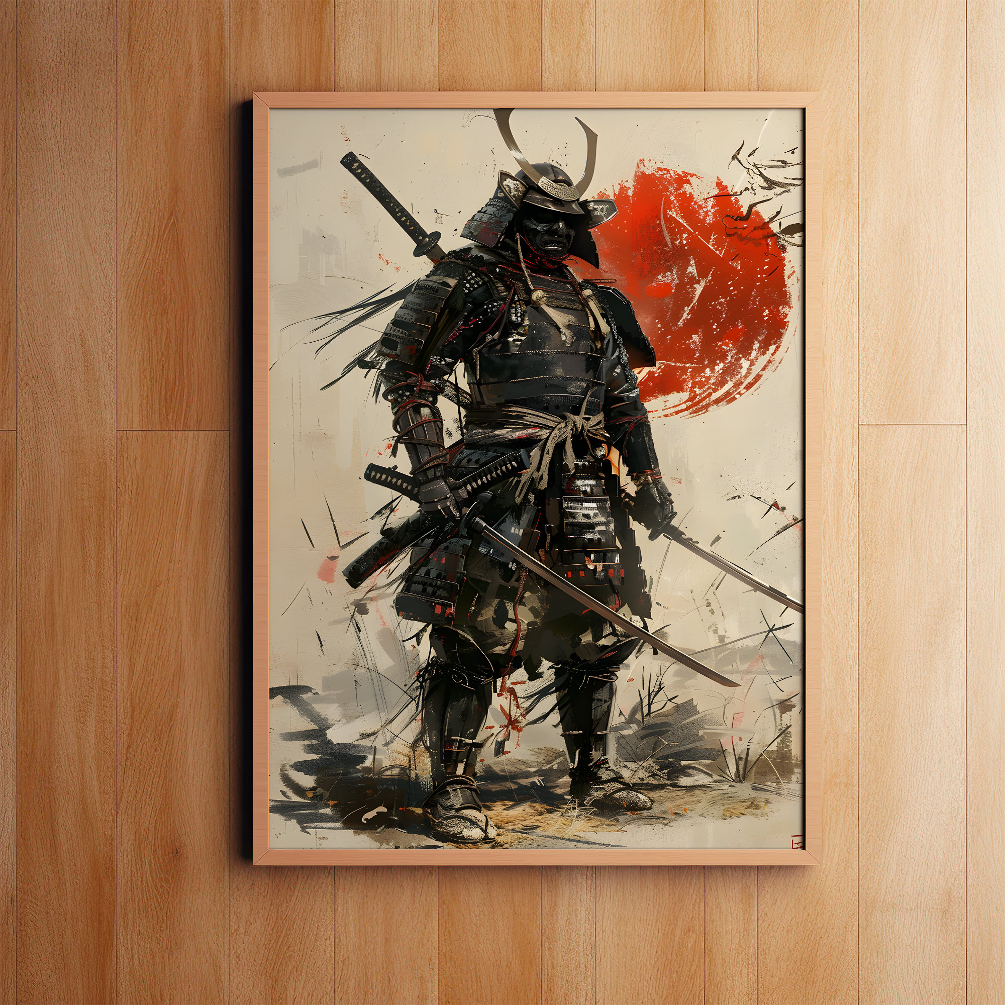 Samurai Printable Wall Art - Etsy