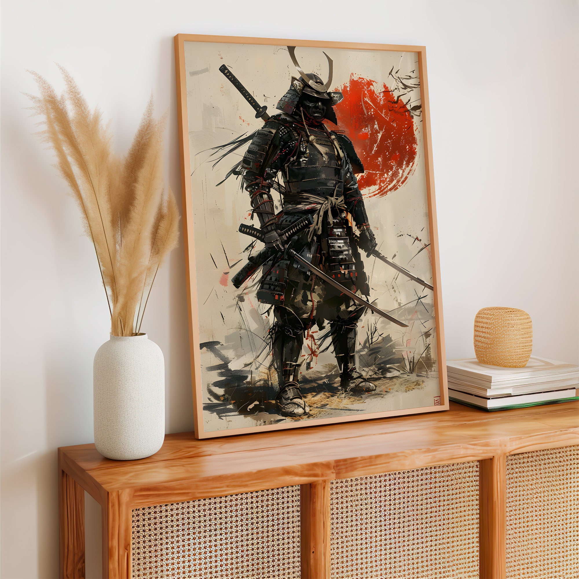 Samurai Printable Wall Art - Etsy
