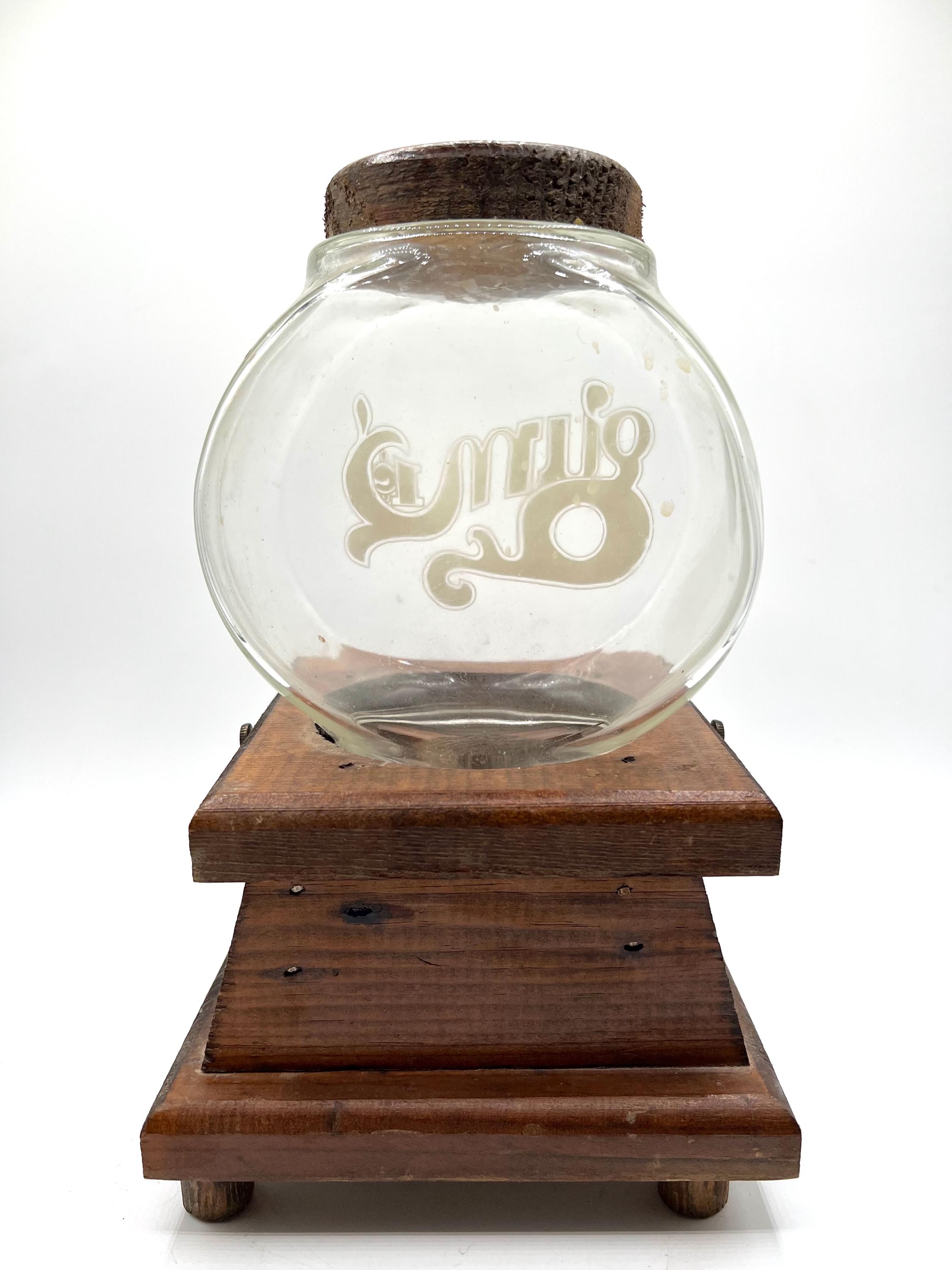Vintage Antique Wooden Gumball Machine - Etsy