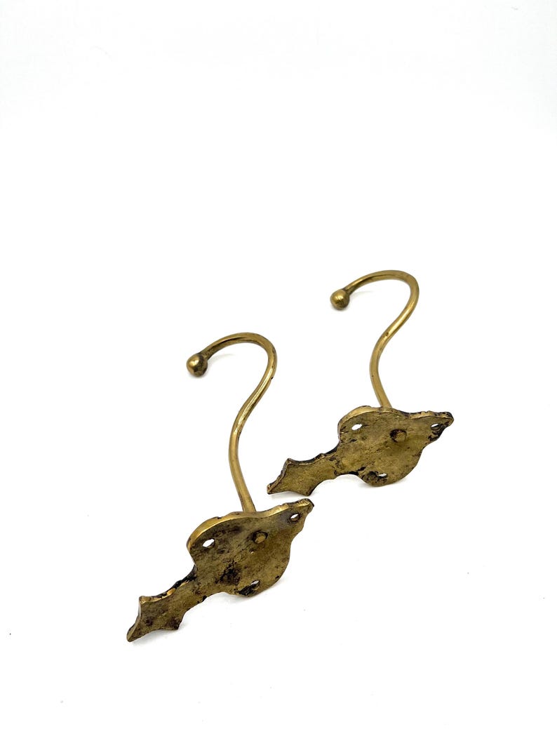 Vintage Brass Wall Hook Set Coat Hook - Etsy