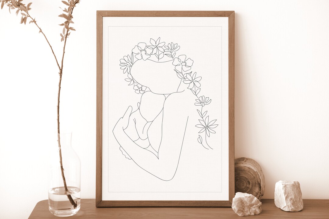 Mother and Child Line Art, Mothers Day, Line Drawing, Digital Download ...